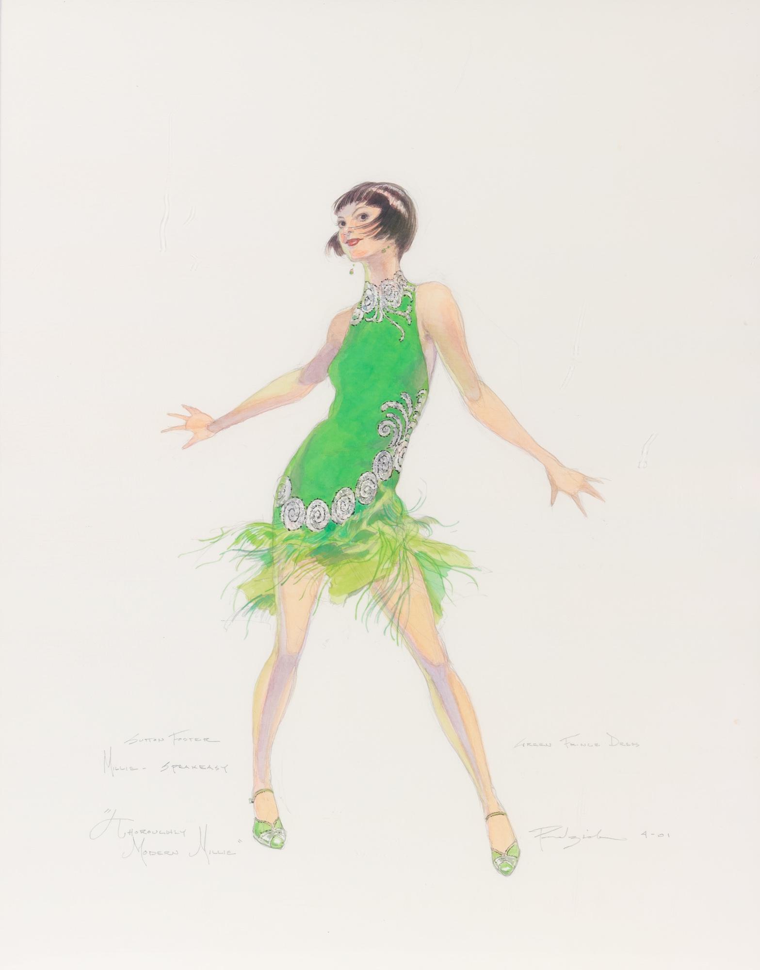 ROBERT PERDZIOLA American, 20th Century Costume Design for Sutton ...