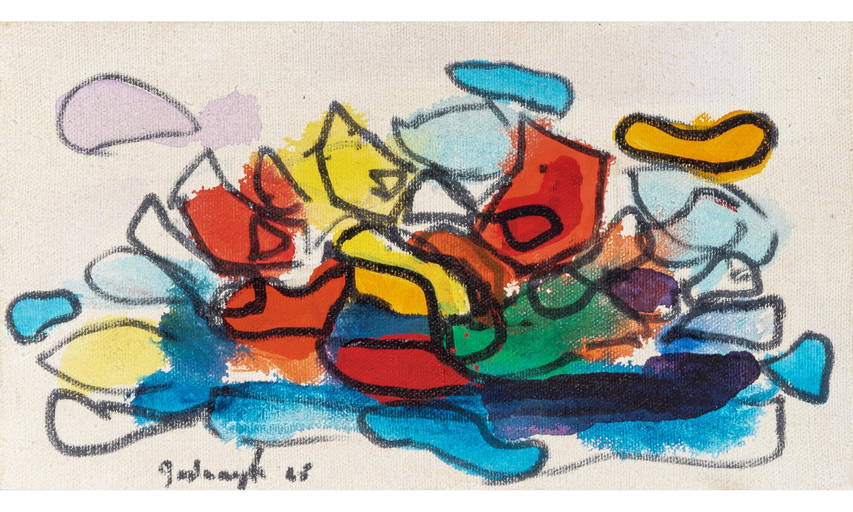 Robert Goodnough American, 1917-2010 Abstract Boat I, 1965 (#0037) on ...