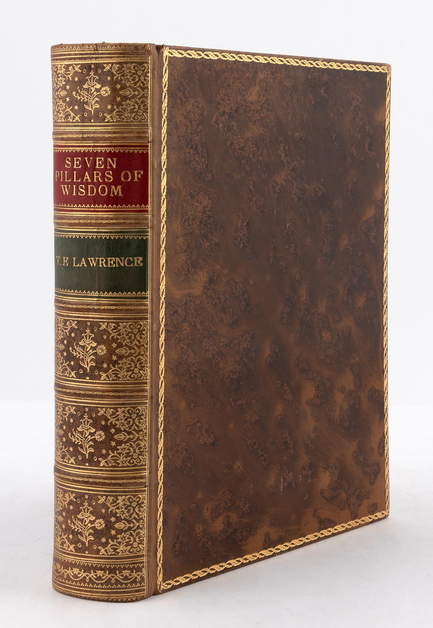Lawrence, Thomas Edward The Seven Pillars Of Wisdom. A Triumph. London ...