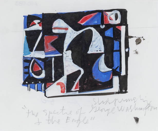 Harold Shapinsky American, 1925-2004 The Spectre of George Washington ...