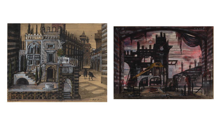 Eugene Gustavovitch Berman Russian, 1899-1972 (i) Set Design for ...