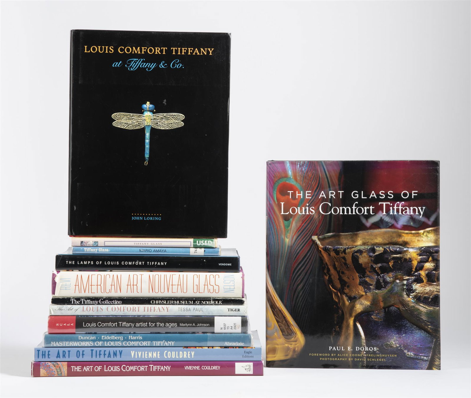 [BOOKS - TIFFANY] A group of eleven books about Tiffany Glass ...