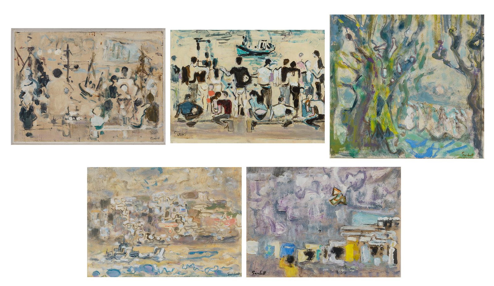 Alexandre Garbell French, 1903-1970 Five Works - Mar 29, 2023 | Doyle ...