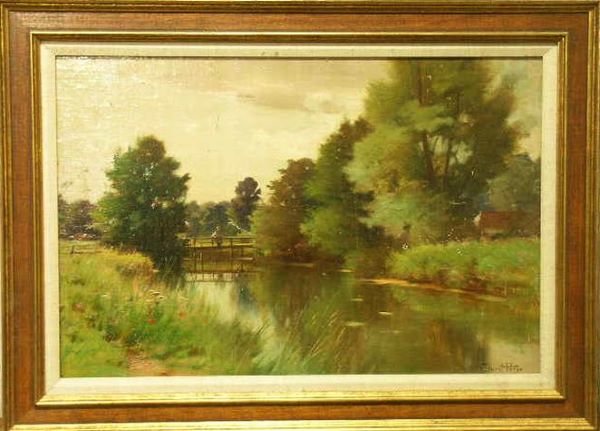 1010: Ernest Parton American, 1845-1933 FIGURE ON A FOO