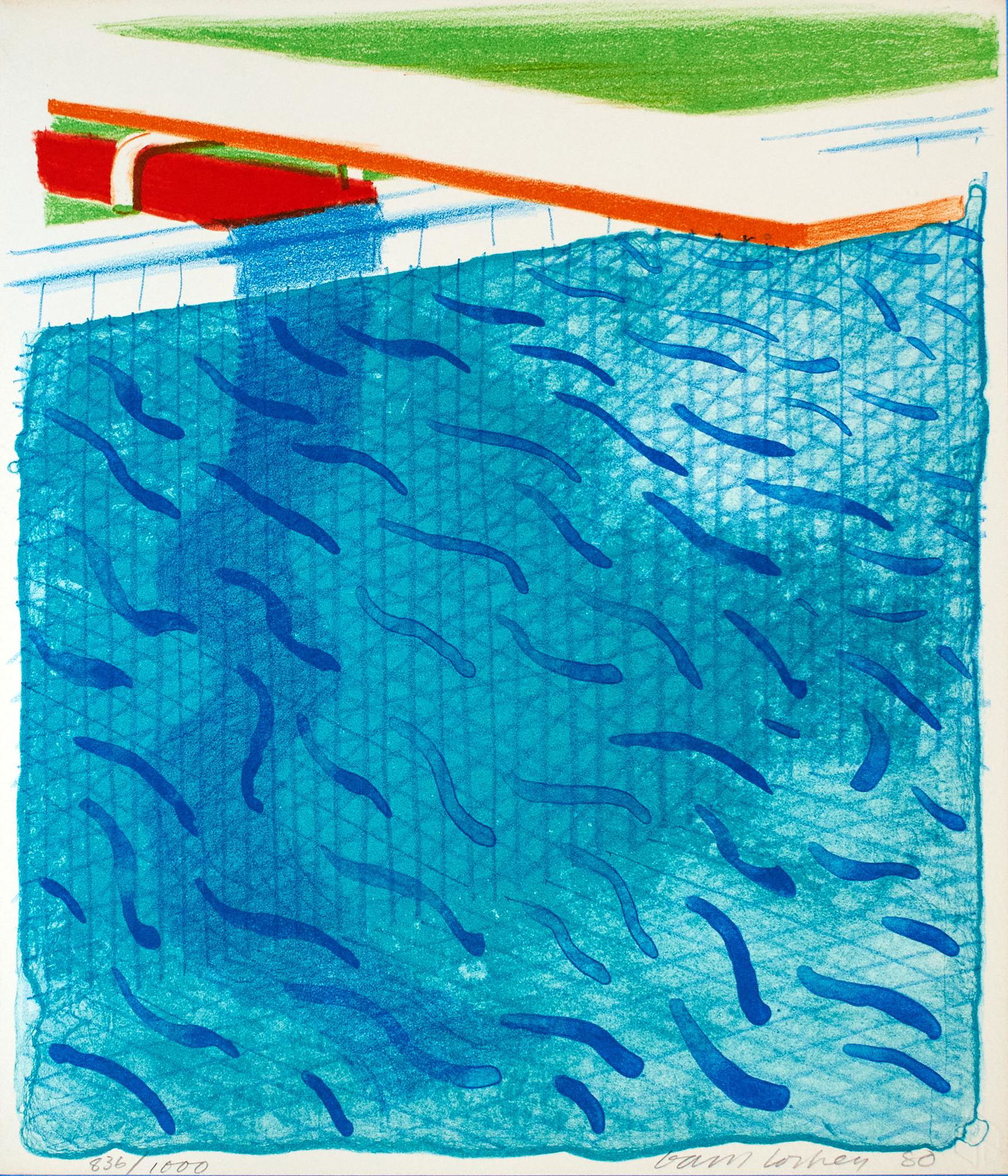 Hockney, David Paper Pools.