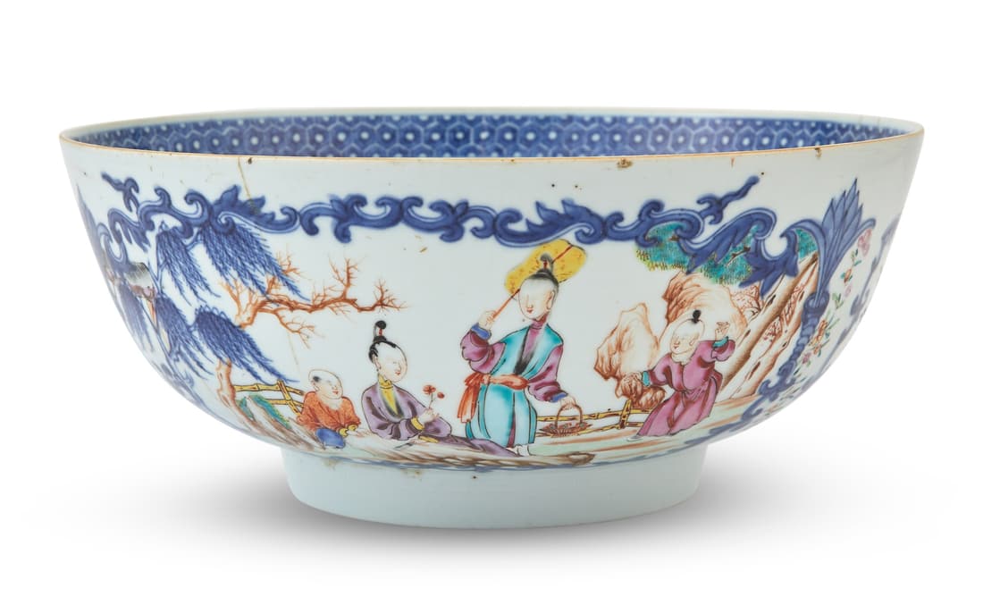 Chinese Export Porcelain Bowl Auction