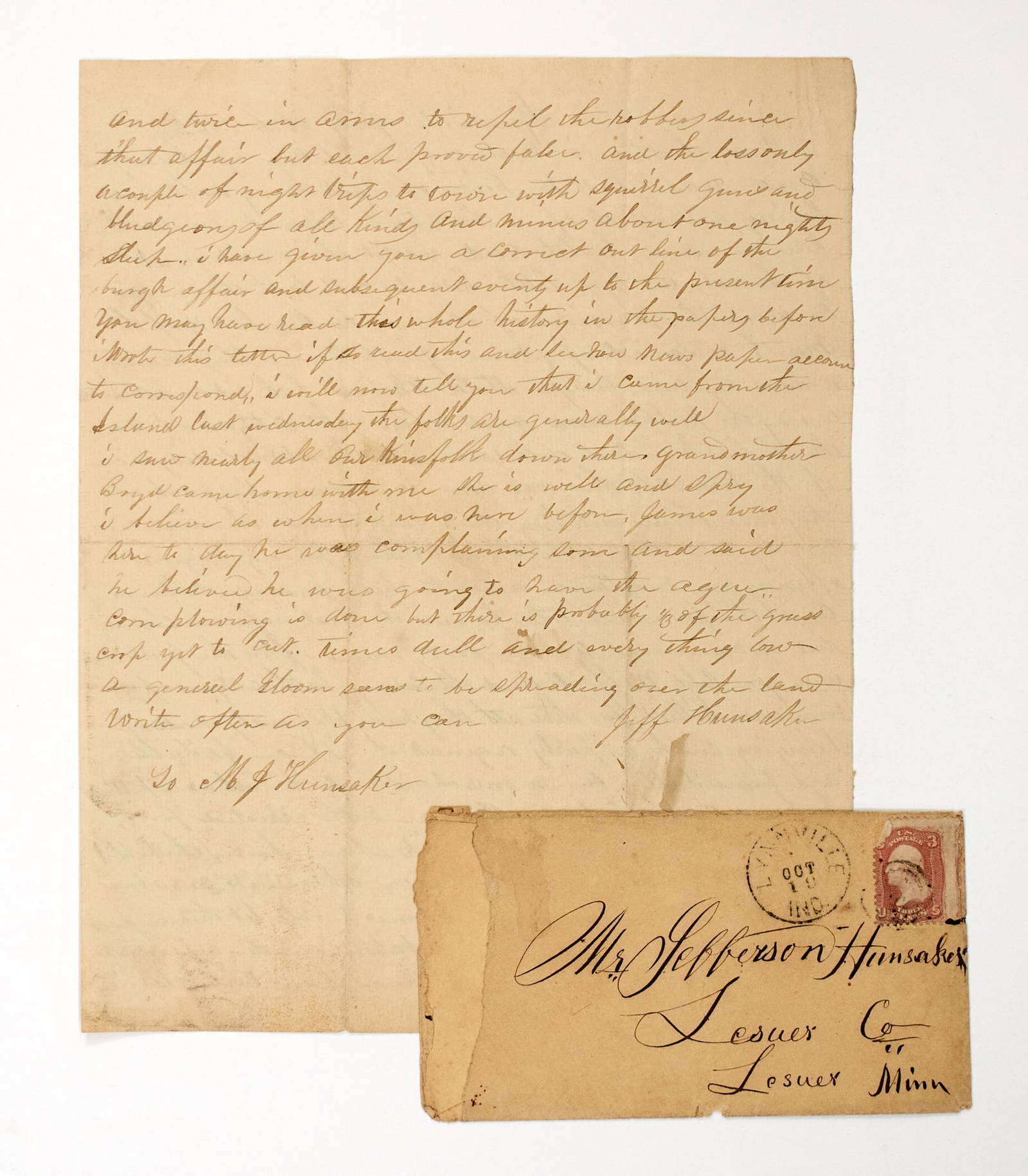 An Interesting Group Of Civil War Soldier Letters With One Describing ...