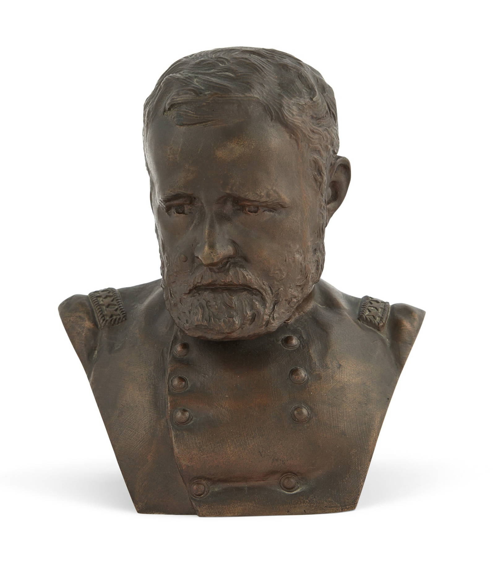 Bronze Bust Of Ulysses Grant After A Model By Karl Gerhardt, 19th ...