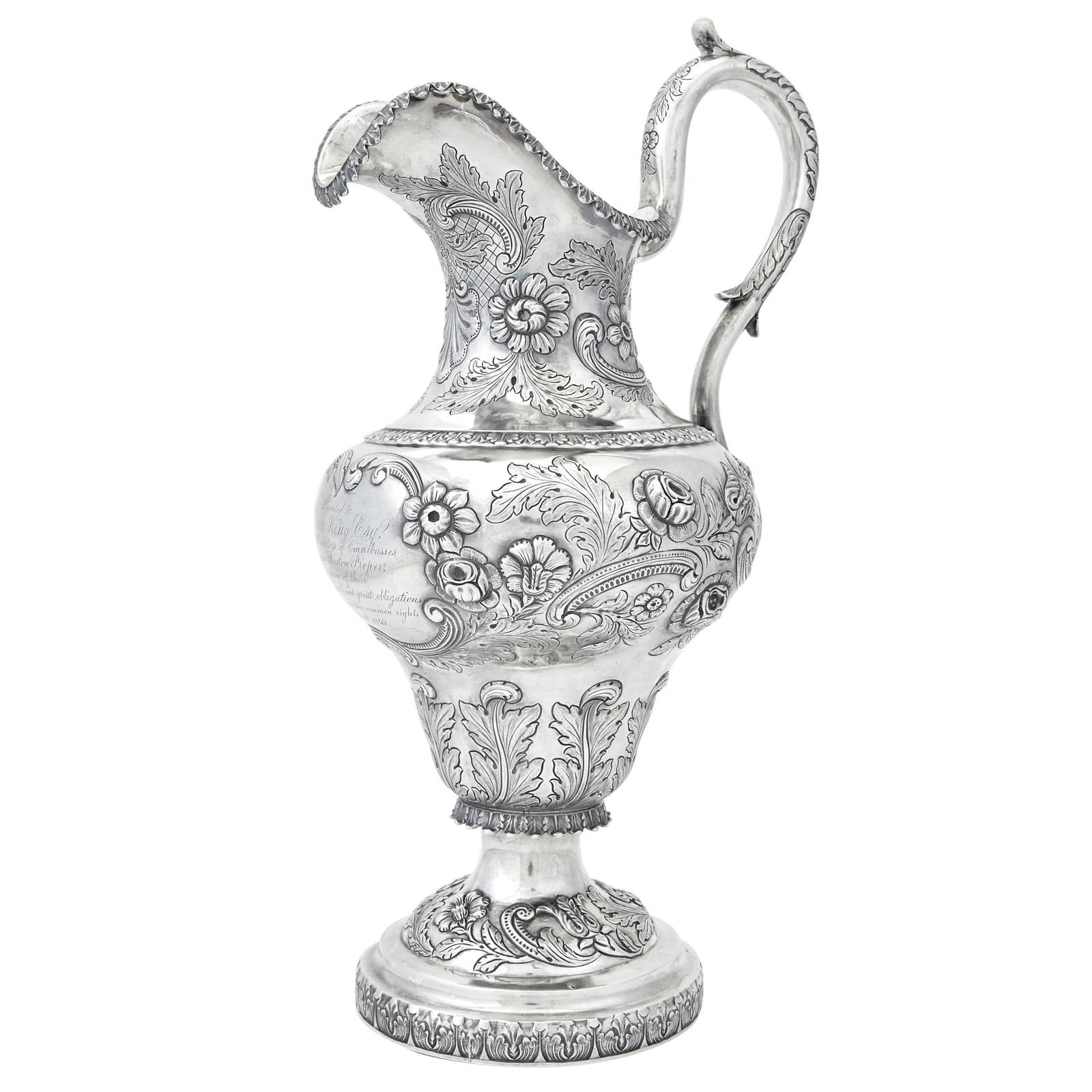 Boston Interest: American Silver Water Pitcher Jones, Ball & Poor ...