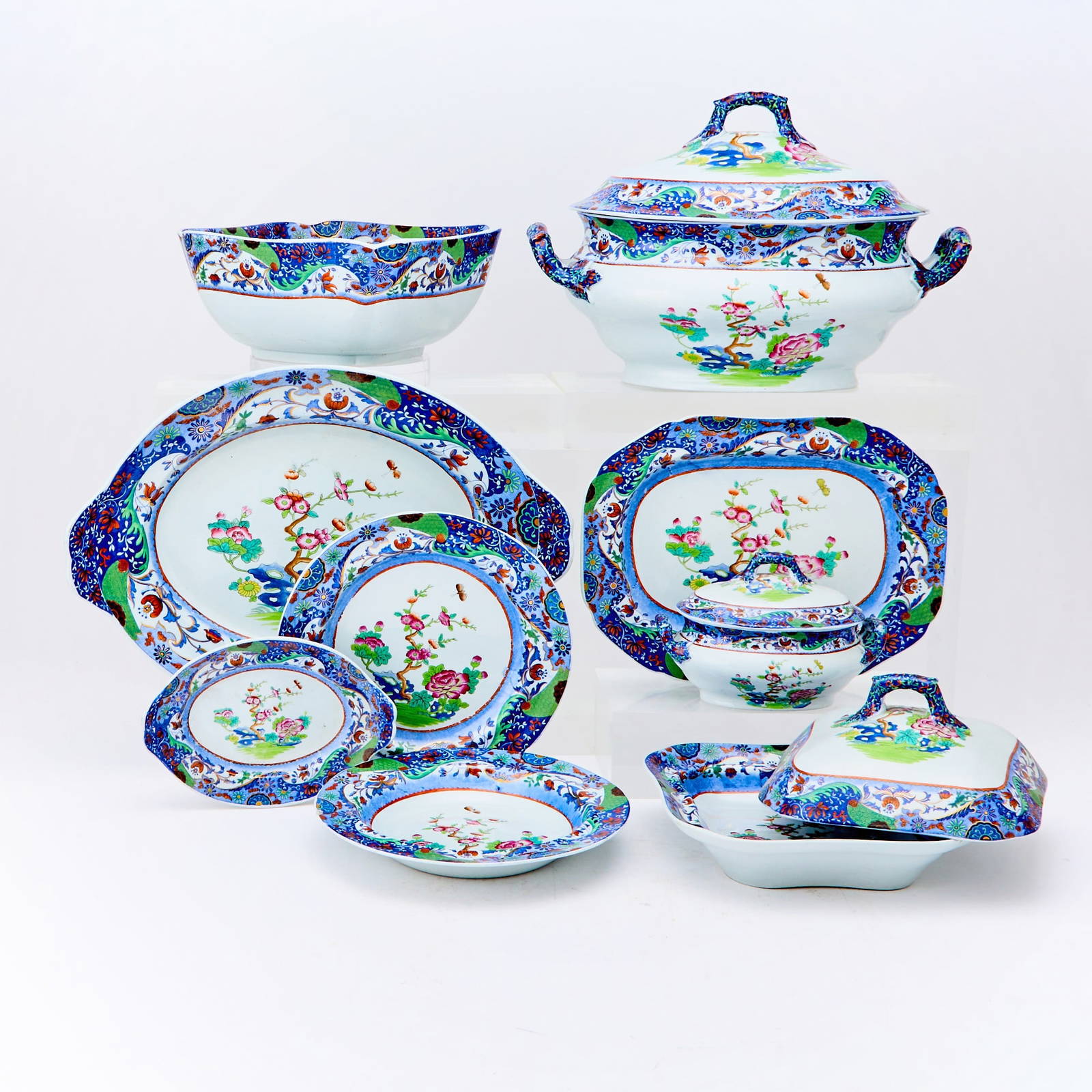 Spode Stone China Partial Dinner Service Circa 1820 Auction