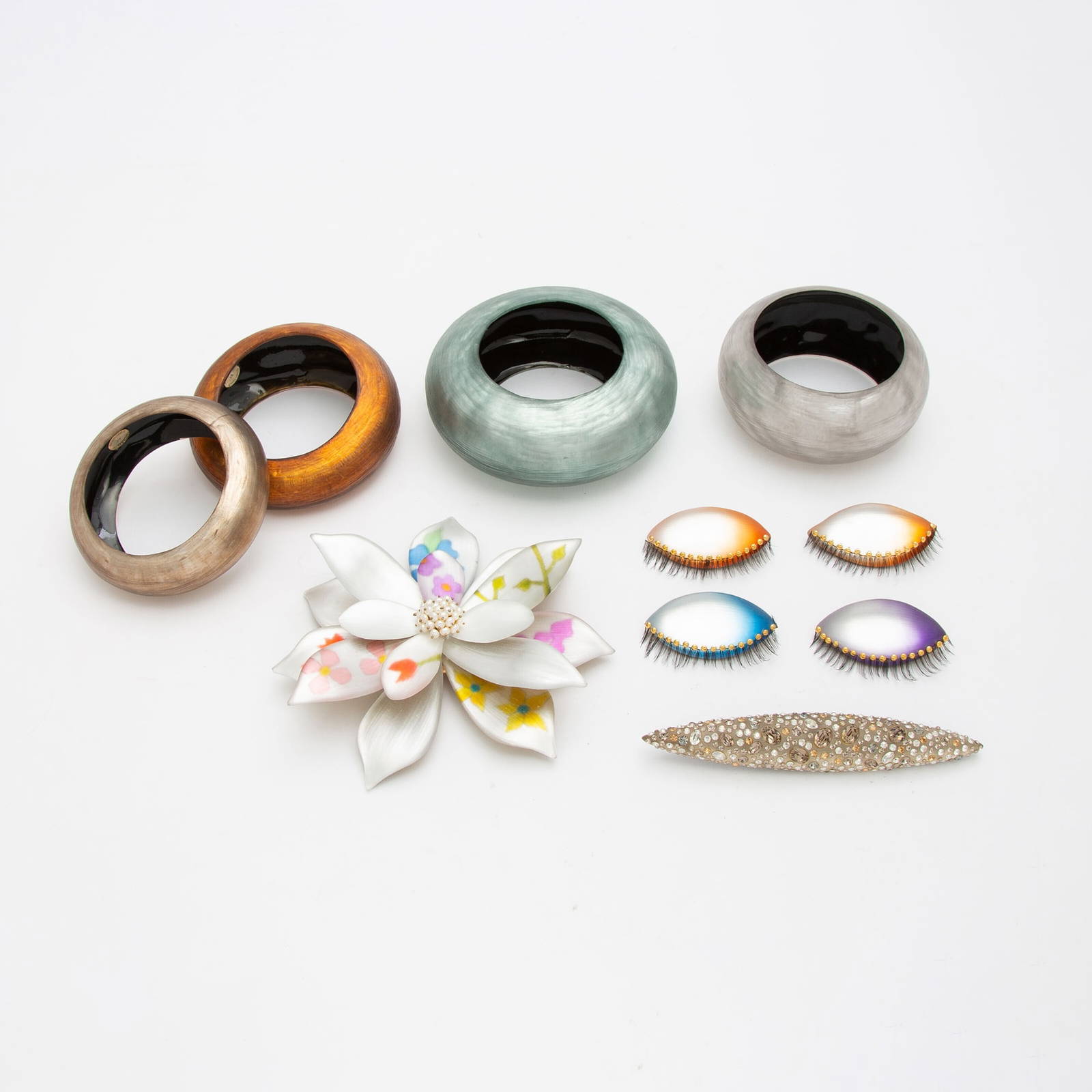 Group Of Alexis Bitar Costume Jewelry Auction