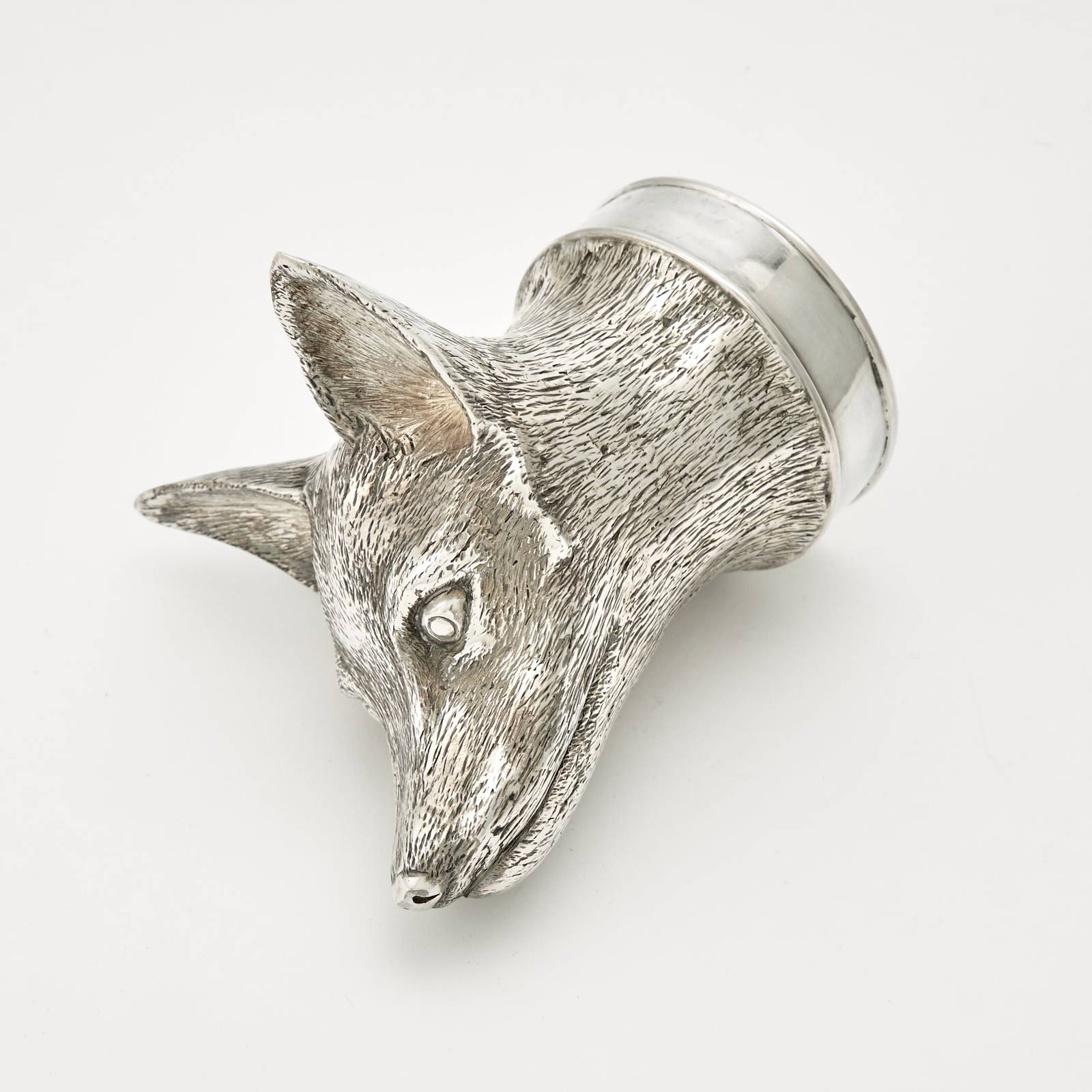 William Iv Sterling Silver Novelty Fox Form Stirrup Cup Auction