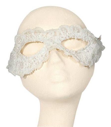 White Lace Party Mask