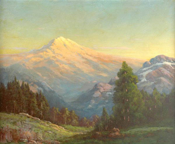 Robert William Wood 1889 1979 Mount Rainier