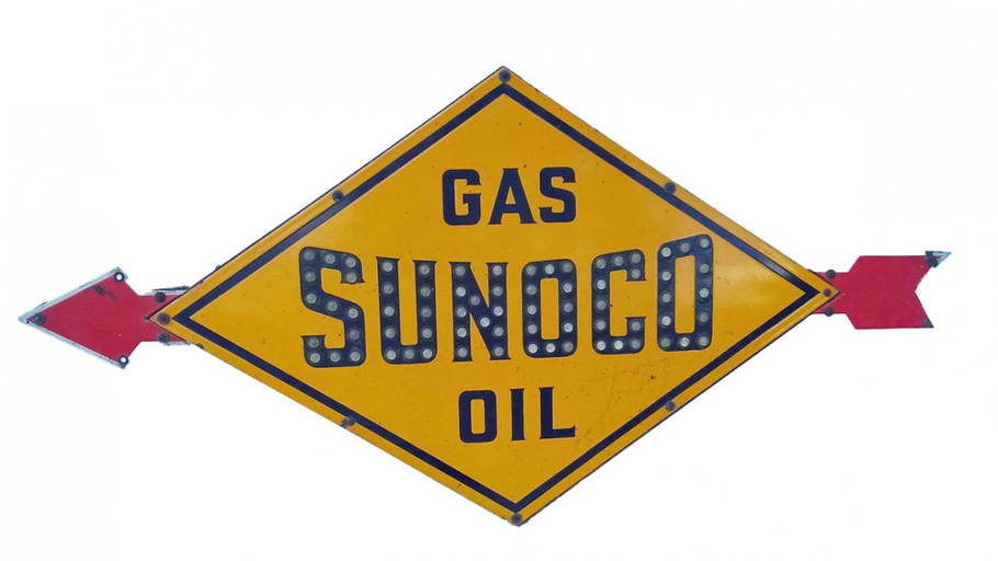 Sunoco Porcelain Sign