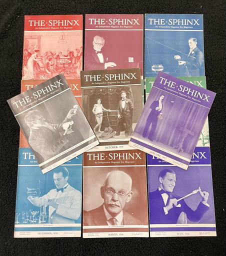 Lot Of Sphinx Magazines Including Houdini And Thurston