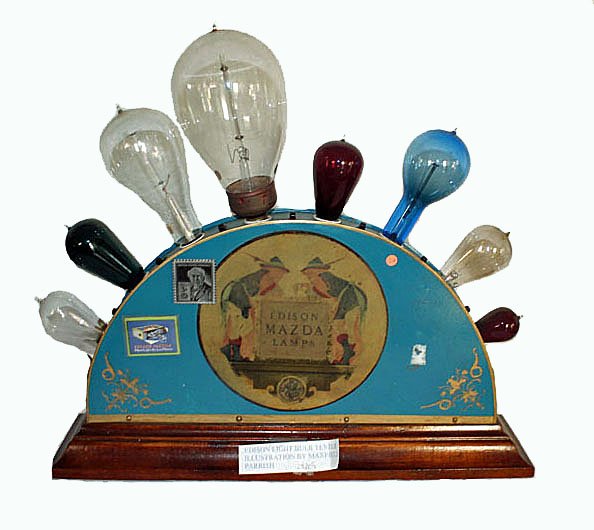 Edison/mazda Lamp Display