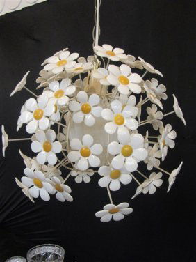 Industrial metal sphere light fixture : Lot 0413