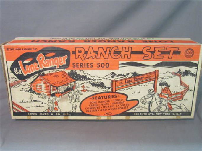 Lone Ranger Series 500 Marx Ranch Set - Apr 17, 2017 | Flannery's ...