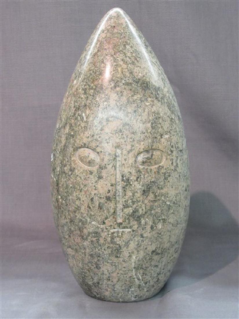 Edward Chiwawa Shona Art Stone Sculpture "Head"