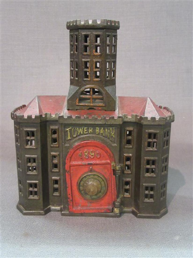 1890 Cast Iron Tower Bank