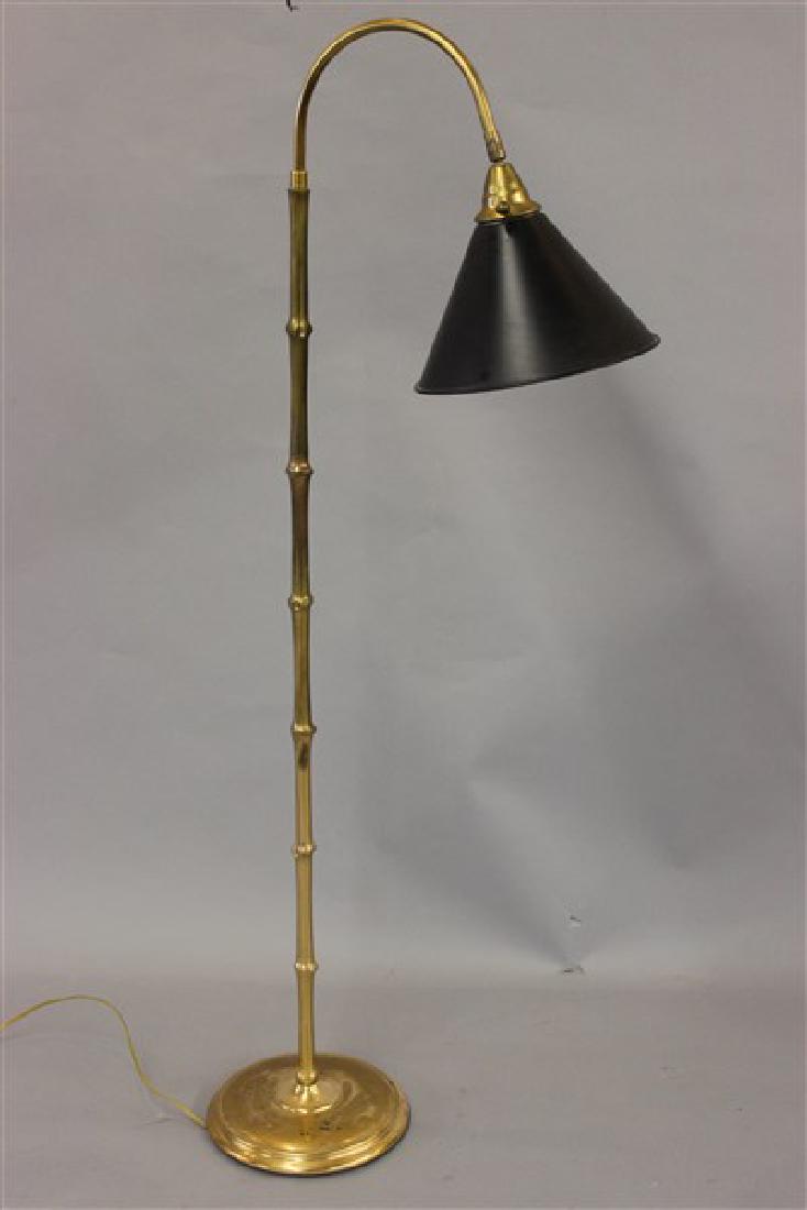 Vintage Brass Floor Lamp By Crest