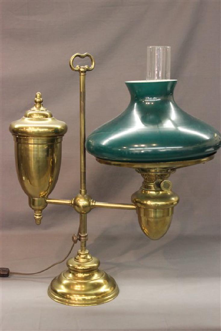 Stern Bros. New York Brass Student's Lamp