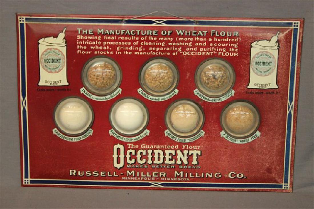 1920's Occident Wheat Flour Advertising Sign