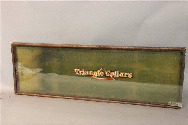 Vintage Triangle Collars Haberdashery Store Display