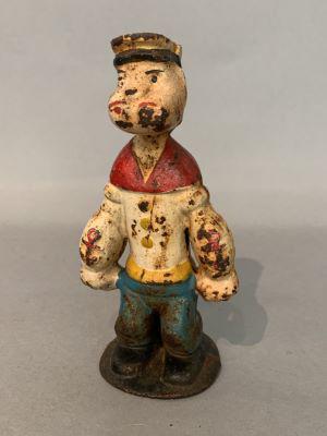 Cast Iron Popeye Bank Modern