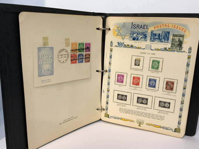 Stamp Album Of Israel