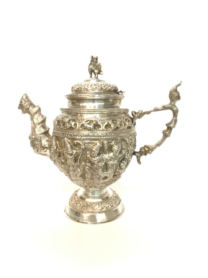 Persian Silver Teapot