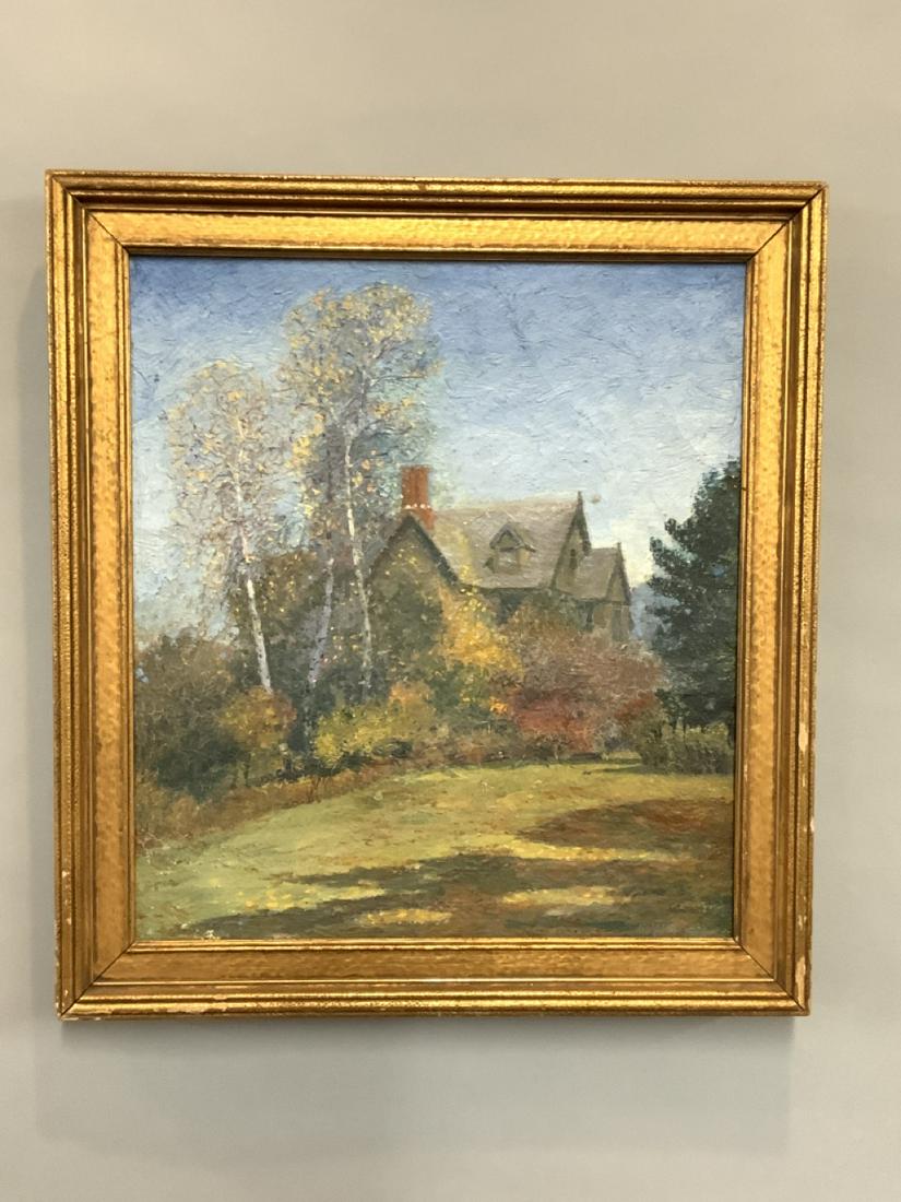 American Impressionist Landscape Oil Painting