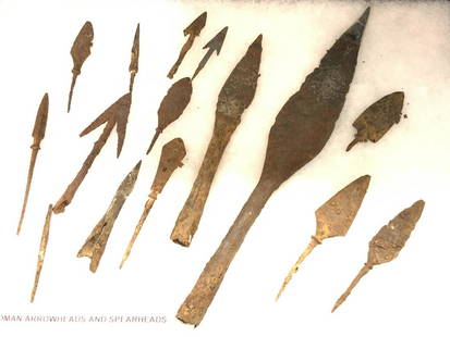 Private Owned Ancient Roman Arrow Heads & Spears