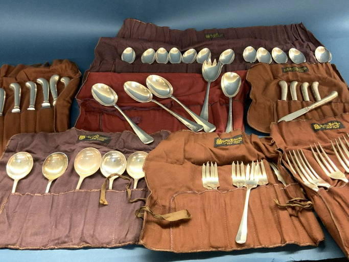 Atkins & James Robinson Silver Plated Flatware Group