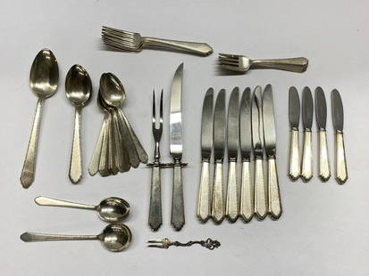 Lunt Silversmiths Treasure 1921 Sterling Silver Flatware