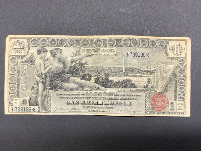 Series Of 1896 Educational $1 Bank Note