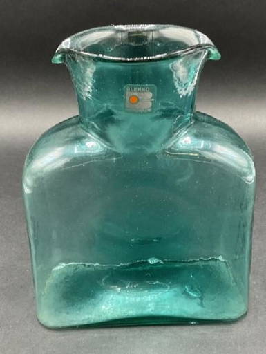 Blenko Glass Bottle Vase (#0224) on Feb 11, 2023 | Flannery's Estate ...
