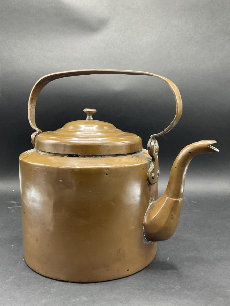 Antique Large Copper Tea Kettle Auction