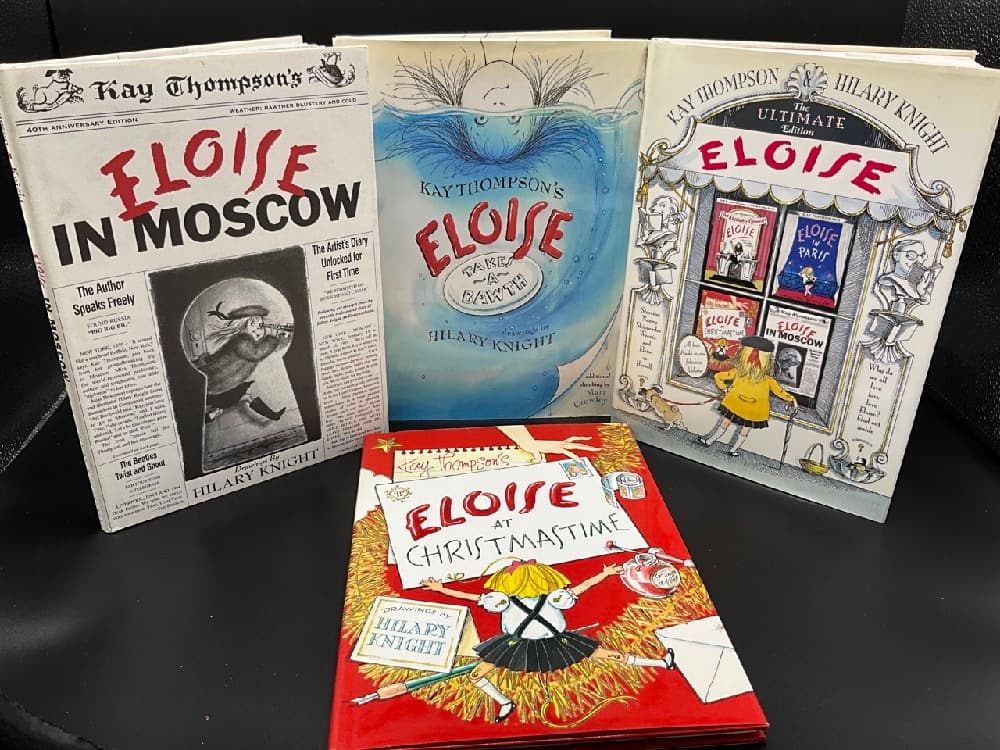Eloise Four (4) Books Signed By The Author Kay Thompson And Hilary ...