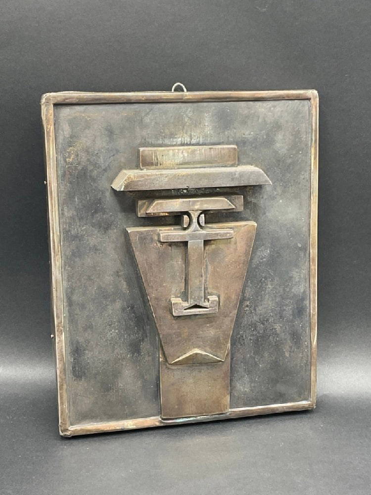 Henryk Winograd (1917-2008) Abstract 999 Silver Plaque Auction