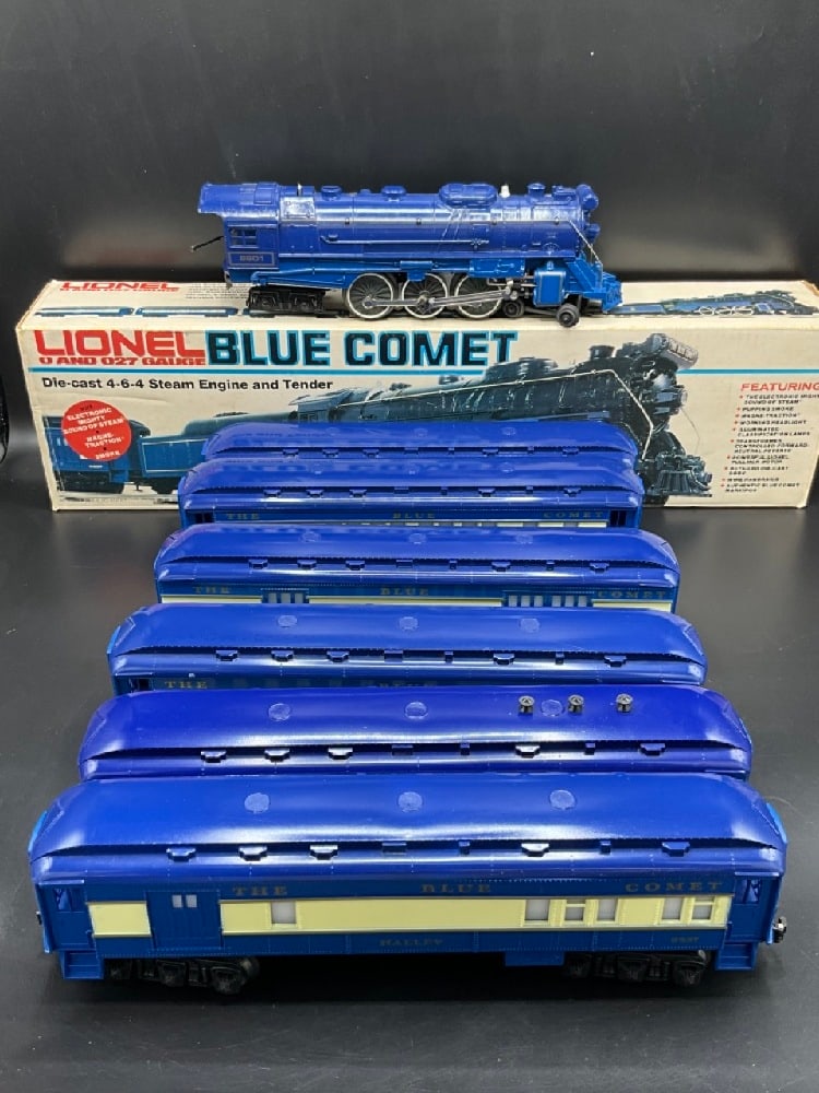 Lionel Blue Comet Trains Auction