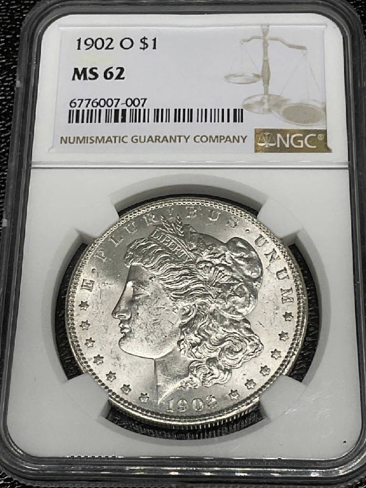 1902 O Morgan Silver Dollar Ngc Ms62 Auction