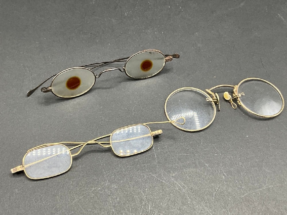 Three (3) Antique Optical Glasses Including Civil War Era Sniper ...