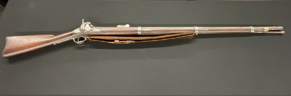 U.s. Model M1855 Springfield Rifled Musket Dated 1858 Auction