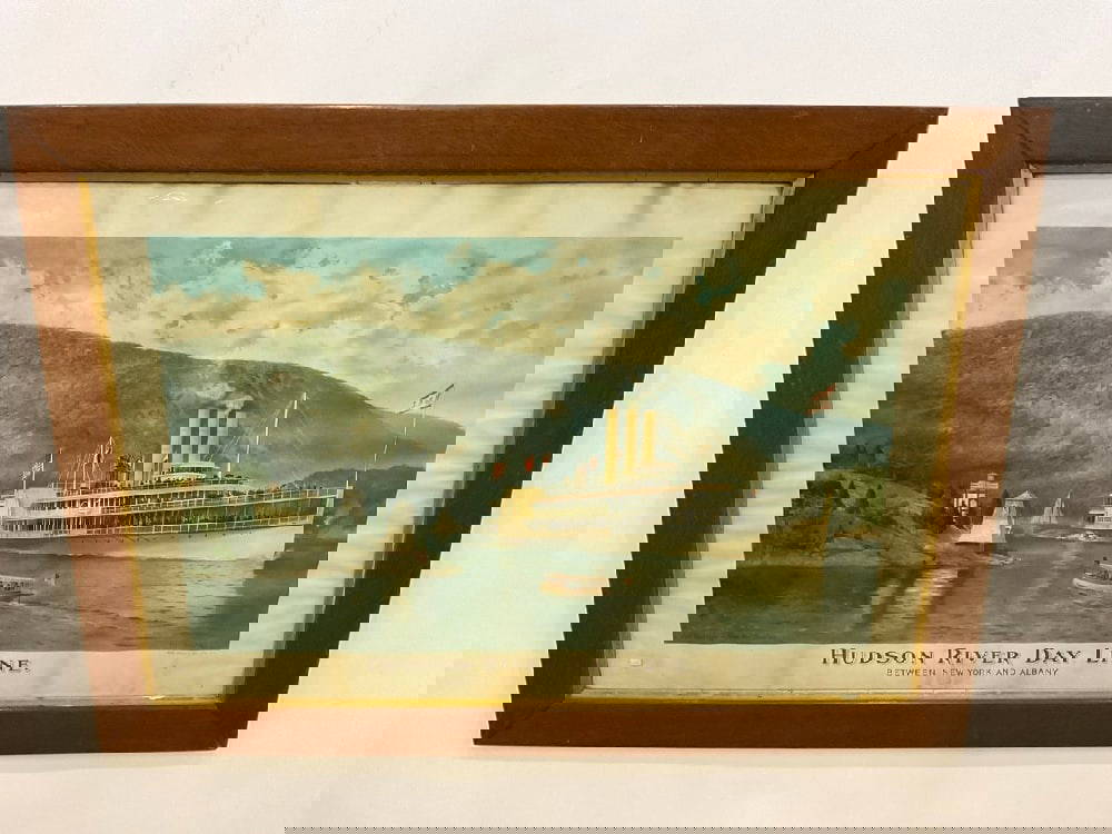 Hudson River Dayline Advertising Between Ny And Albany Auction