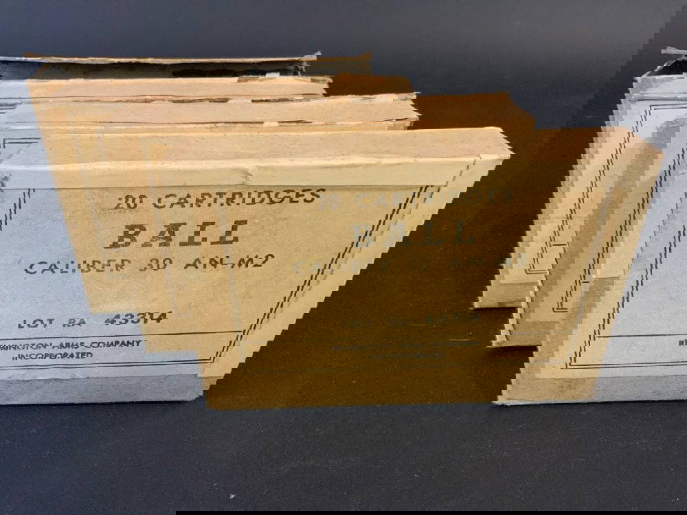 Remington 30 An-m2 Ammo Lot Auction