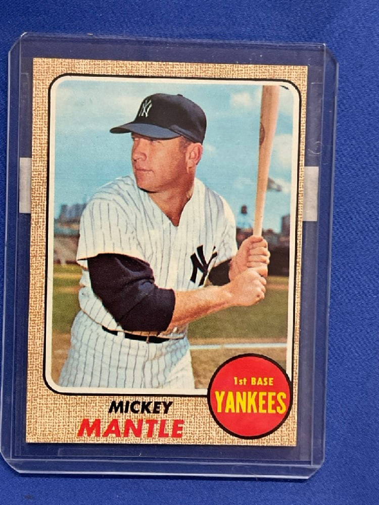 1968 Mickey Mantle Topps #280 Baseball Card Auction