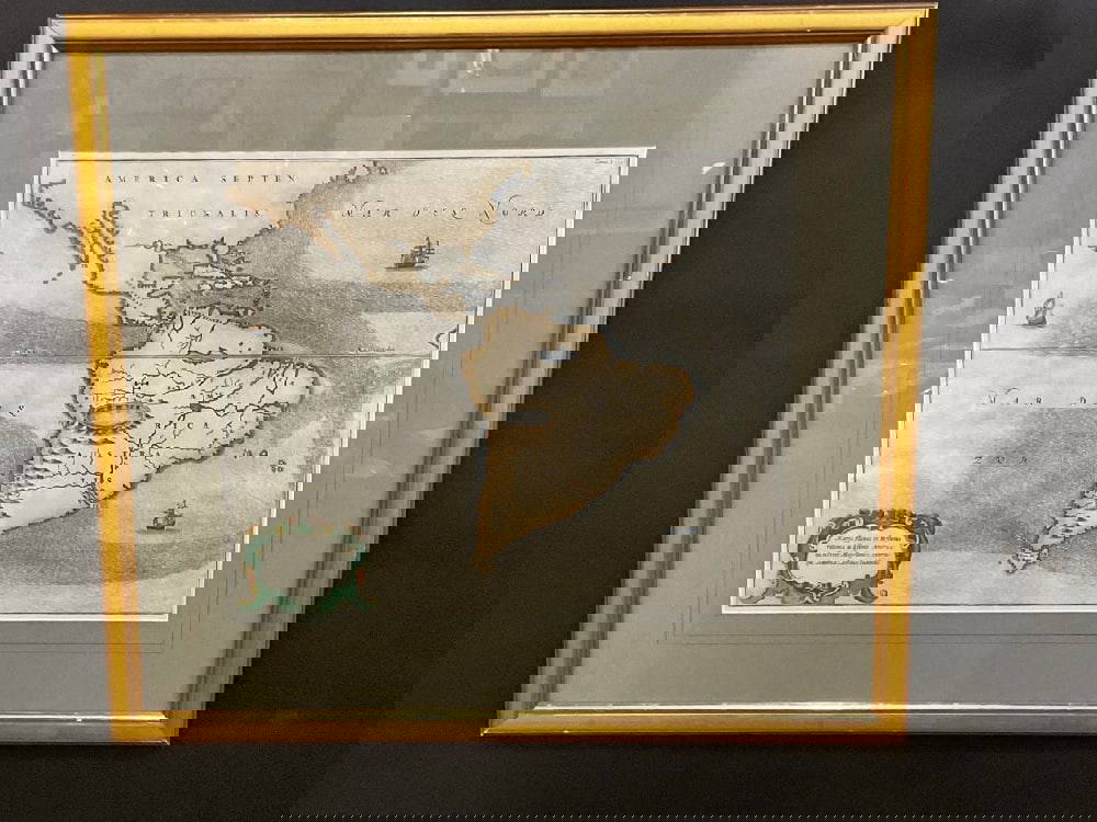 1684 Map Of America Auction