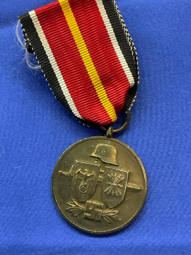 German Blue Division Medal Division Of Spanish Volunteers In Russia Auction